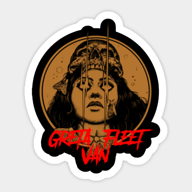 Greta Van Fleet Greta Sticker Teepublic
